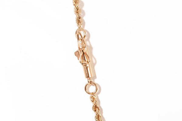 Unisex 20" 14k Yellow Gold Rope Chain – Posh Pawn